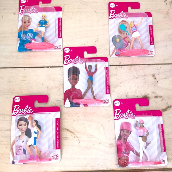 Mattel | Toys | Barbie Sports Micro Collection Set Of 5 Figures | Poshmark
